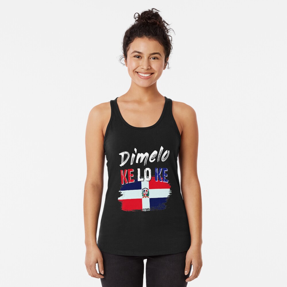 "Dimelo Ke Lo Ke Dominican Republic Flag T-Shirt" Sticker for Sale by ...
