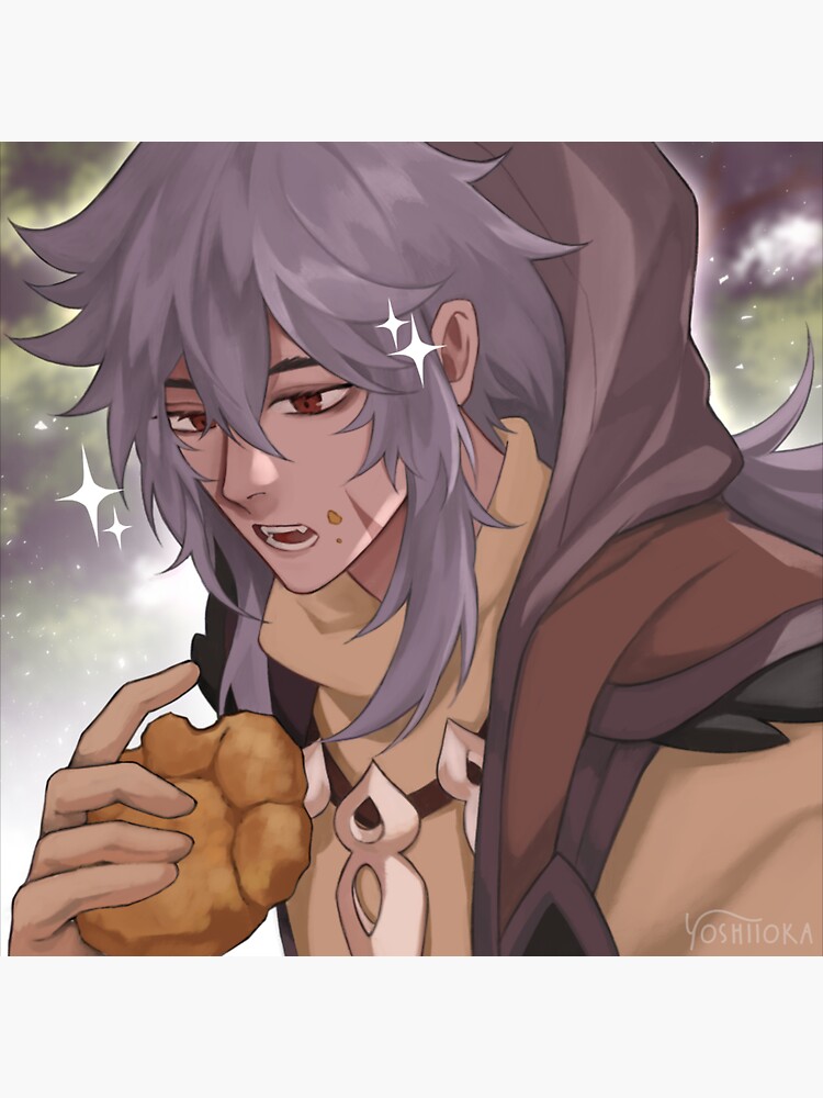 "Genshin Impact Razor" Sticker for Sale by yoshiioka | Redbubble