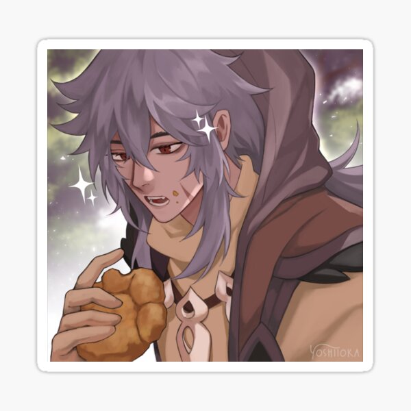 "Genshin Impact Razor" Sticker for Sale by yoshiioka | Redbubble