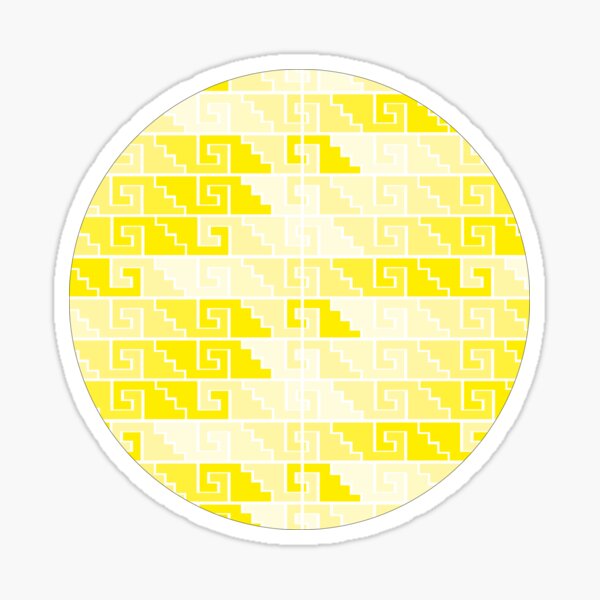 "Symbol 119 yellow" Sticker for Sale by vincentbiollaz | Redbubble