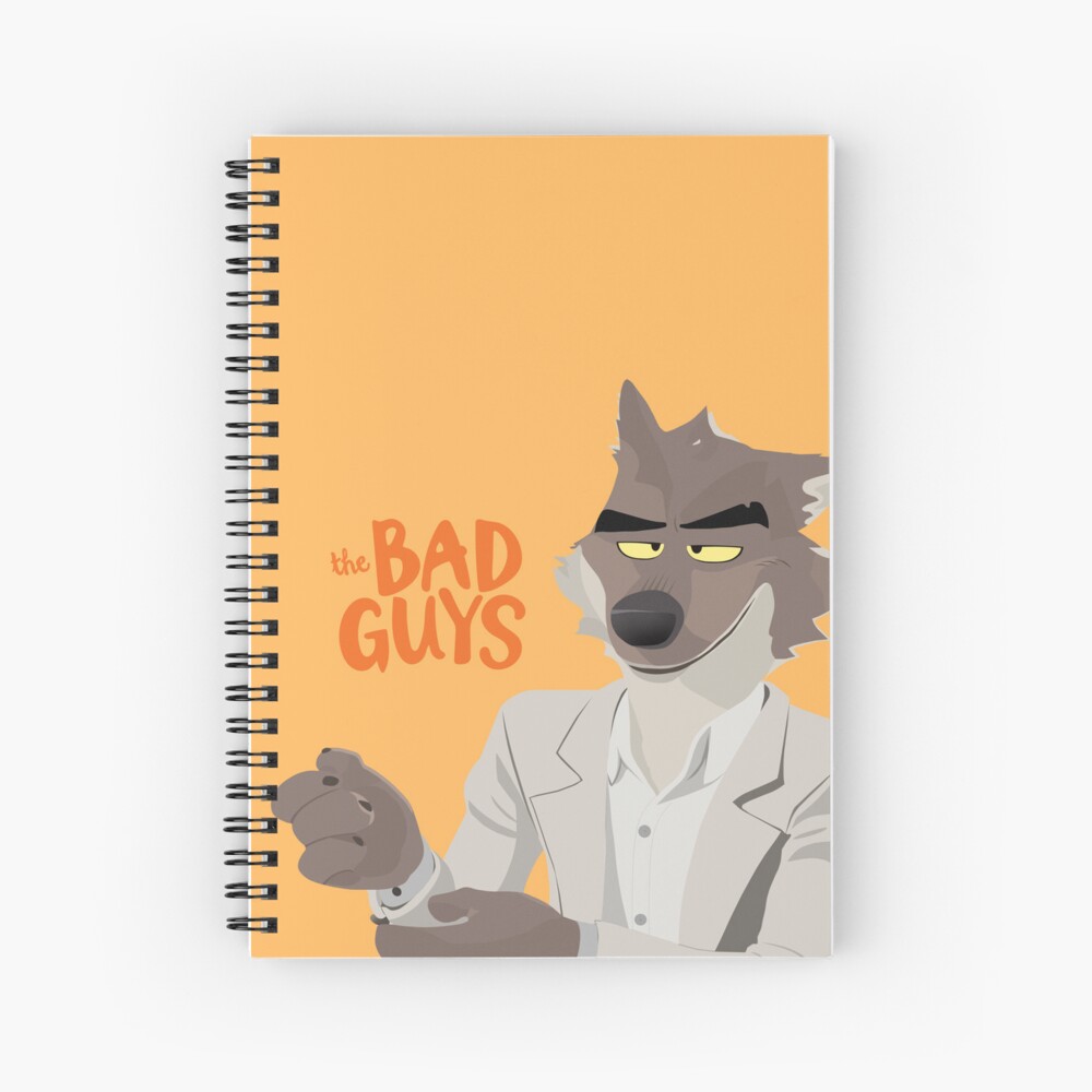 "The Bad Guys - Mr. Wolf sticker - DreamWorks" Spiral Notebook for Sale by CKproductions | Redbubble