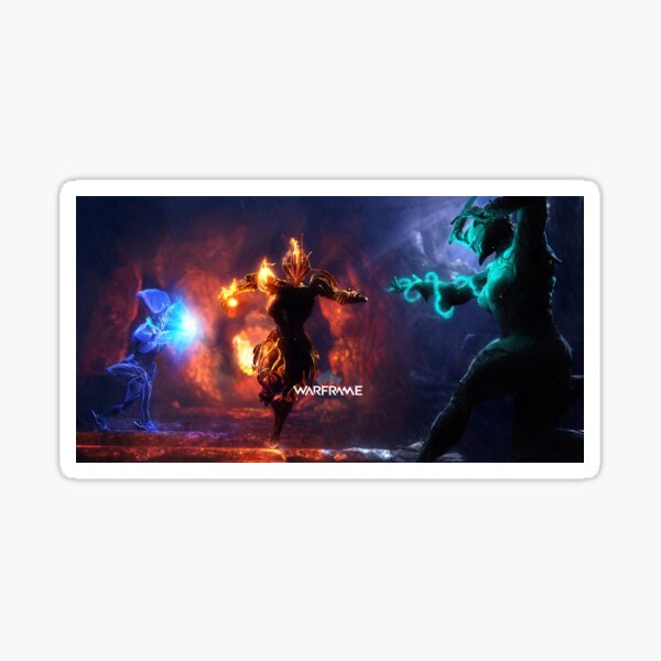 "Warframe" Sticker for Sale by AllanTrend | Redbubble