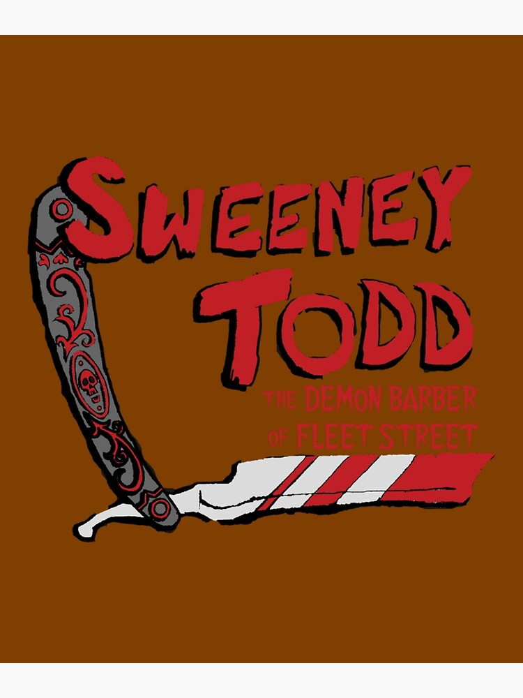 "Sweeney Todd Title Print801" Poster for Sale by PolBan | Redbubble