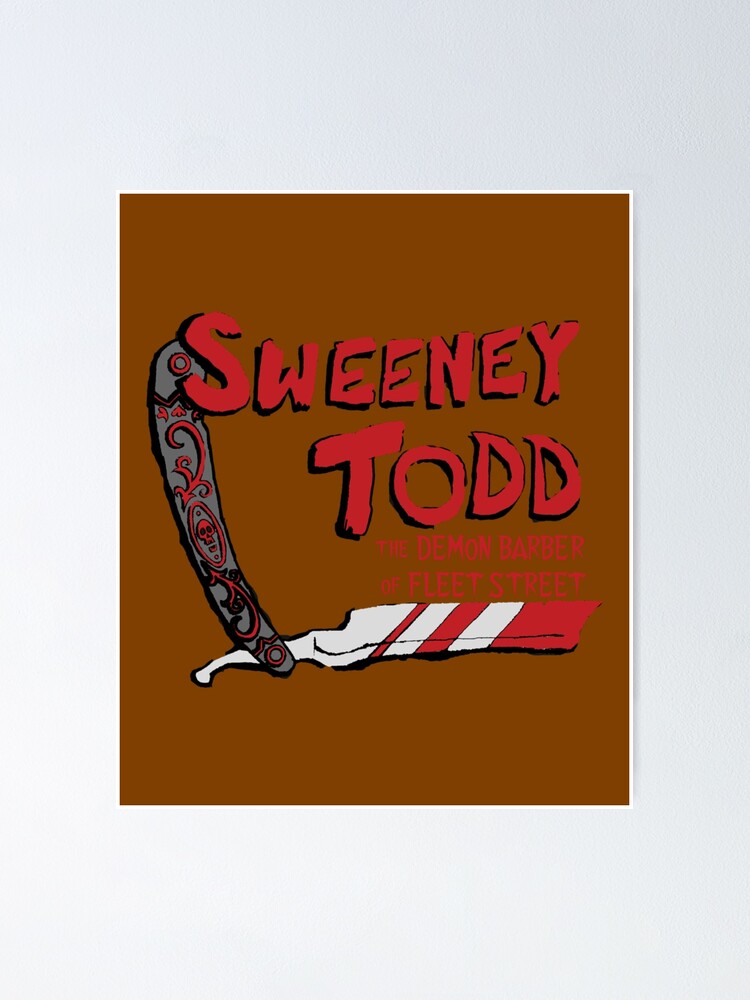 "Sweeney Todd Title Print801" Poster for Sale by PolBan | Redbubble