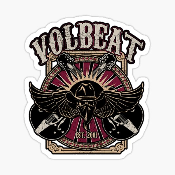 "volbeat band art" Sticker for Sale by ochidlem | Redbubble