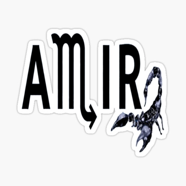 "Amir Scorpion Prince" Sticker for Sale by ELFatinaKF | Redbubble