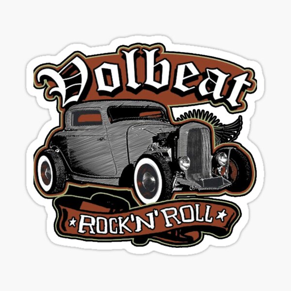 "volbeat band art" Sticker for Sale by ochidlem | Redbubble