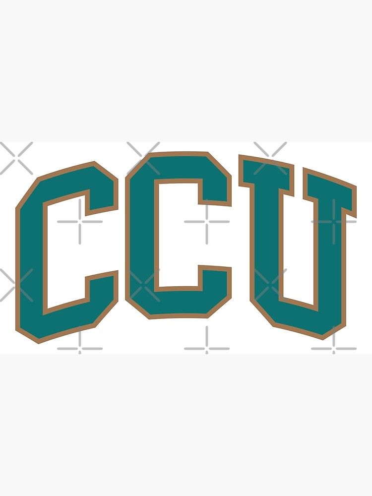 "ccu - college font curved" Poster for Sale by scollegestuff | Redbubble