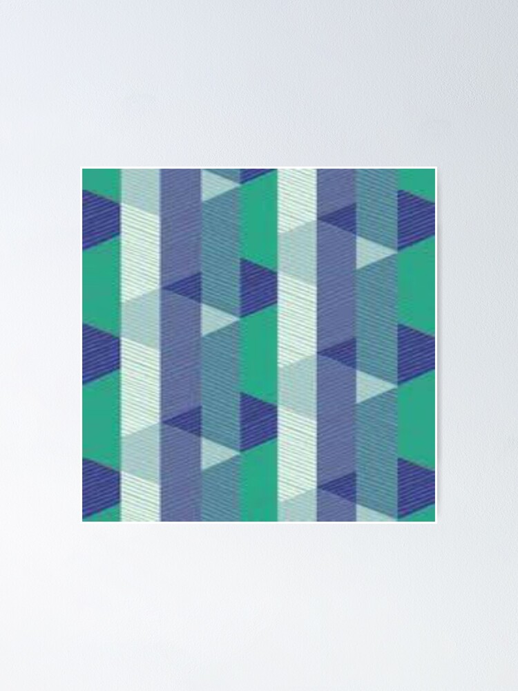 "Geo patterns" Poster by normacu1 | Redbubble