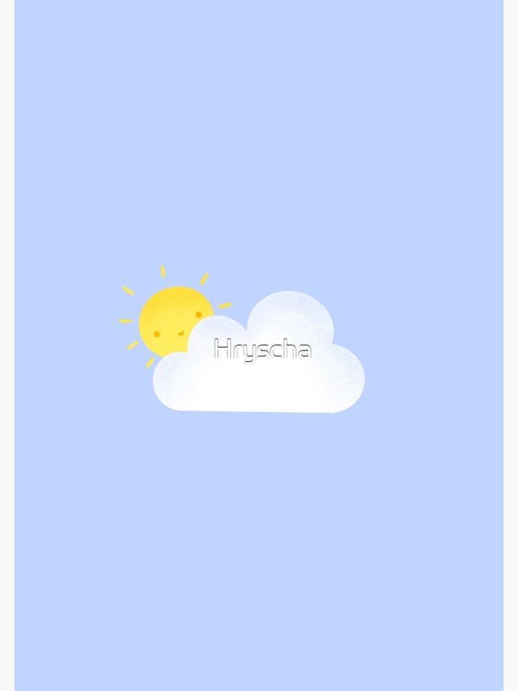"Cute minimalist cloud design" Poster for Sale by Hryscha | Redbubble