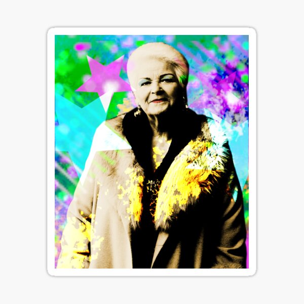 "Pat Butcher" Sticker for Sale by gayhedonist | Redbubble