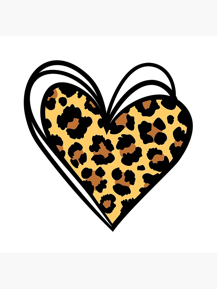 "Cheetah Heart" Poster for Sale by Saffarii | Redbubble