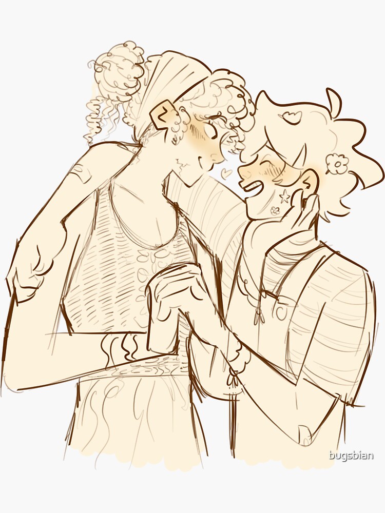 "Marcanne !!!!!" Sticker for Sale by bugsbian | Redbubble