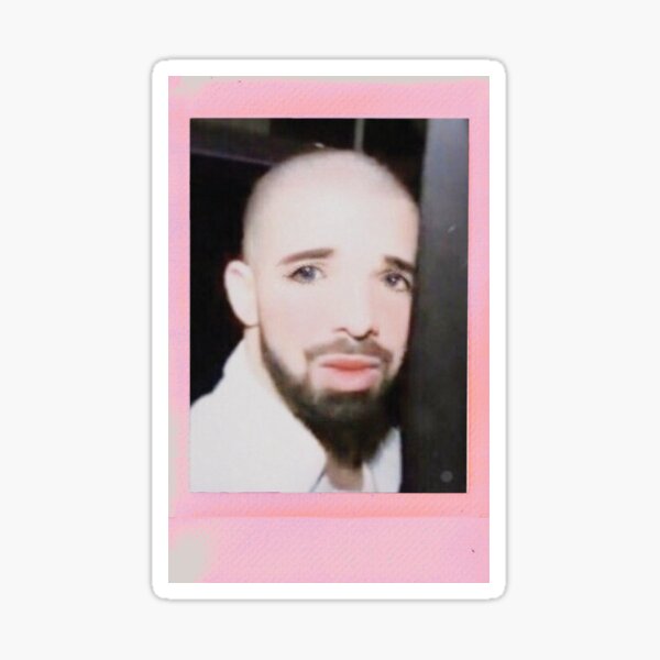 "Drake Face Cam Polaroid " Sticker for Sale by WalterBenson | Redbubble