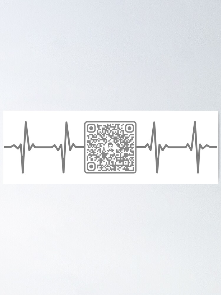 "QR Code Pulse Rick Roll Never Gonna Give You Up" Poster for Sale by AwesomeILikeIt | Redbubble