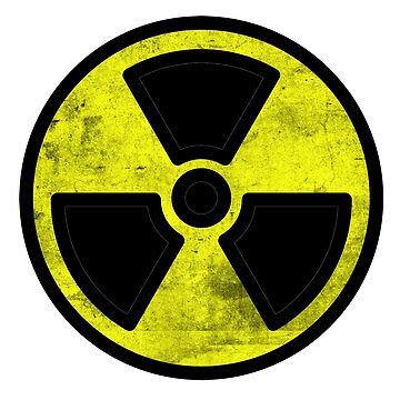"Vintage Distressed Radioactive Symbol Biohazard Symbol" Art Board ...