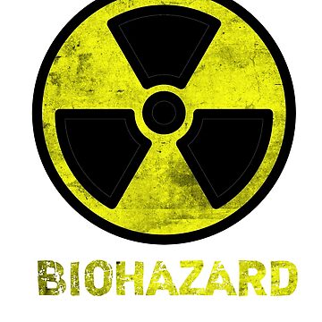 "Vintage Distressed Radioactive Symbol Biohazard Symbol" Art Board ...