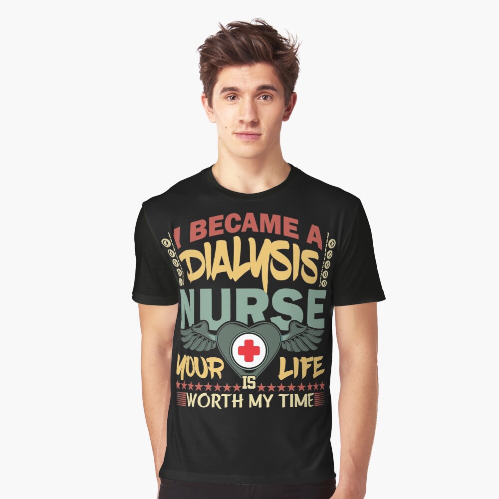 "Retro Nurse I Became A Dialysis Nurse Renal dialysis nursing" Poster ...