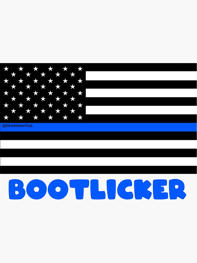 "Bootlicker" Sticker for Sale by DireStickerClub | Redbubble