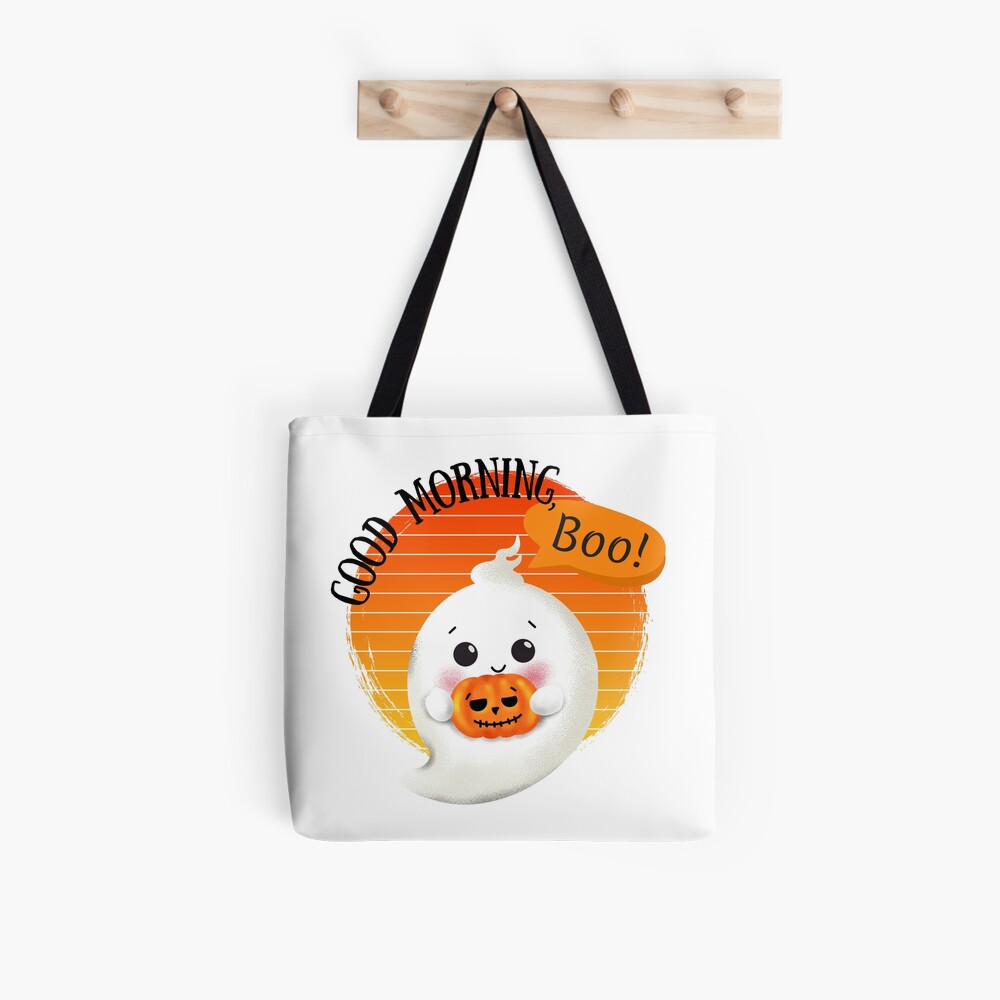 "Good Morning, Boo! | Cute Halloween Ghost " Poster for Sale by ...