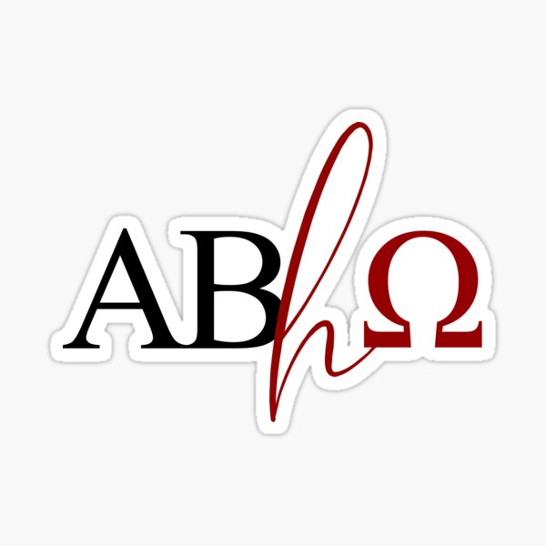 "ABhO" Sticker for Sale by AdaLovelaced | Redbubble