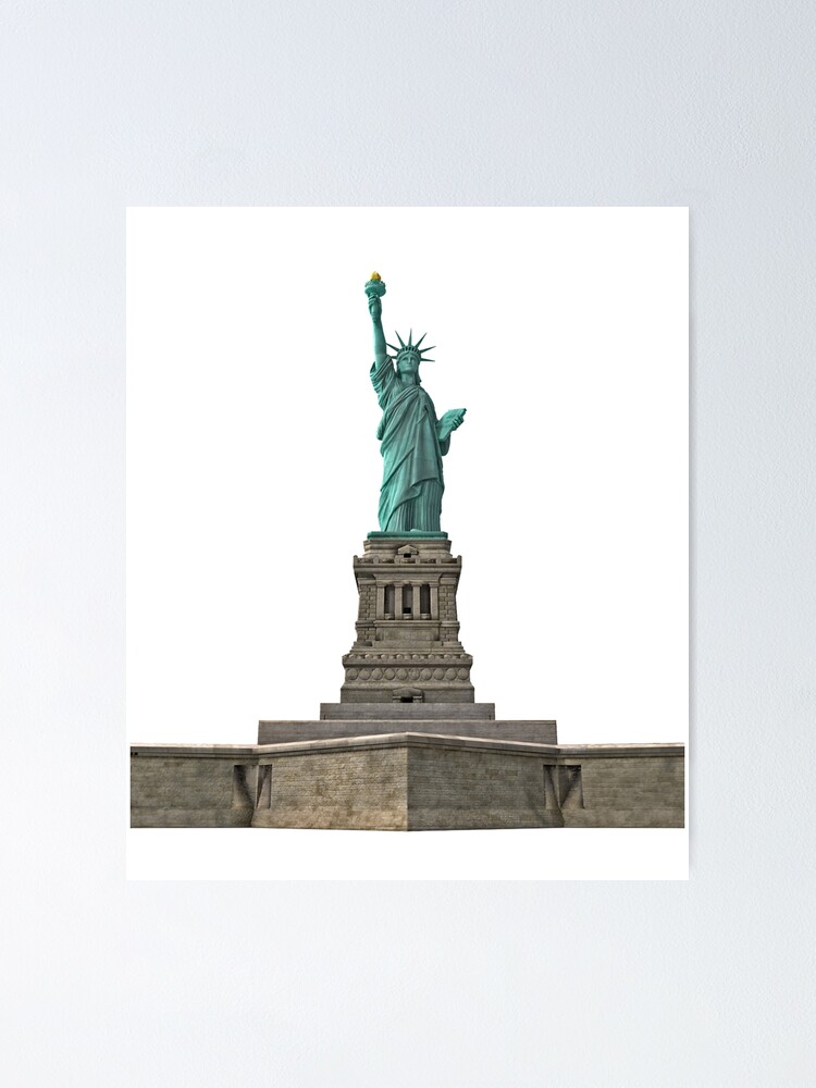 "statue of liberty" Poster for Sale by NOOGI | Redbubble