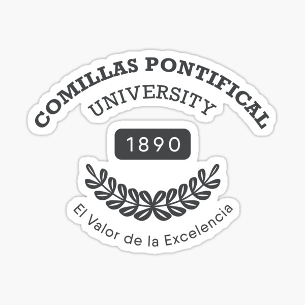 "Comillas Pontifical University" Sticker for Sale by artadon | Redbubble