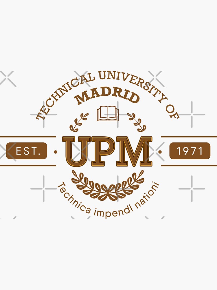 "Technical University of Madrid (UPM)" Sticker for Sale by artadon ...