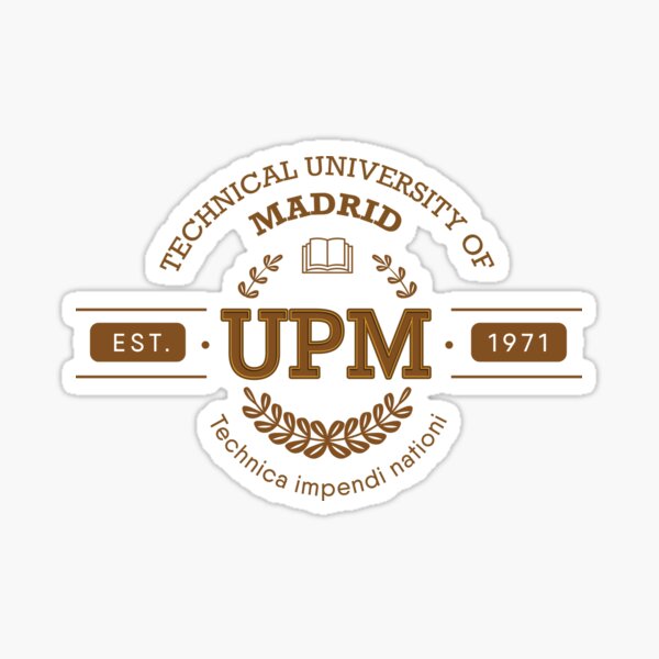 "Technical University of Madrid (UPM)" Sticker for Sale by artadon ...
