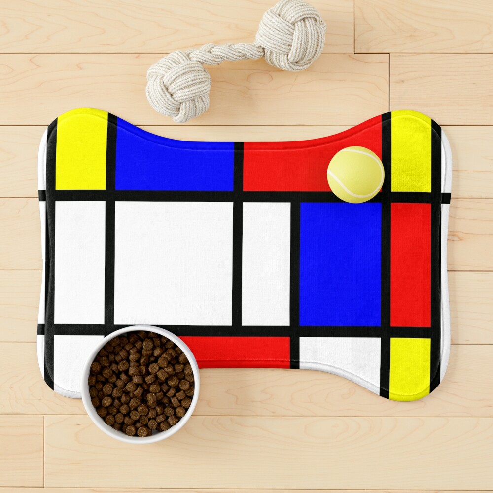 "Piet Mondrian "Composition 2" | Color Block with Red Yellow and Blue ...