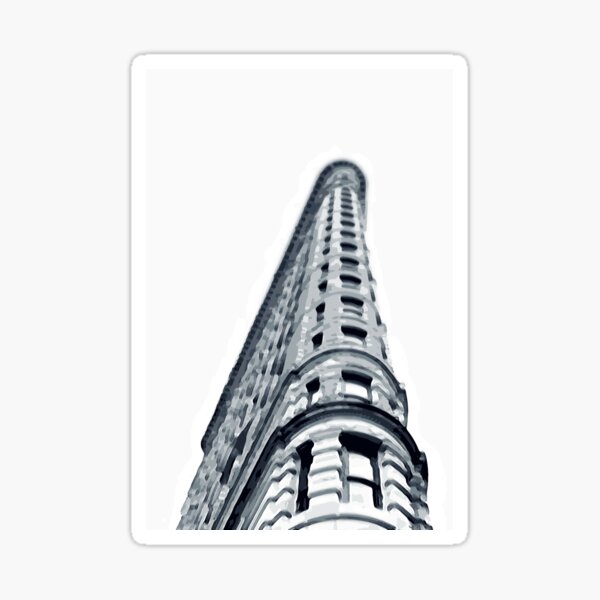 "Flatiron Building" Sticker for Sale by EliTeex | Redbubble