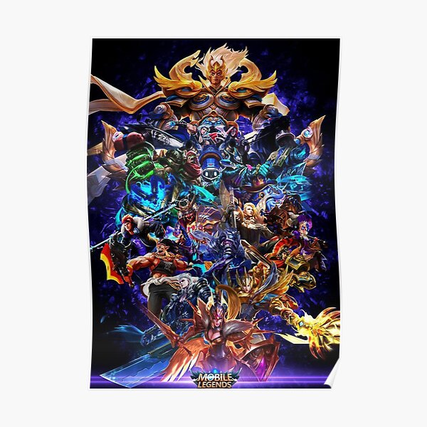 "famous moba mobile gaming" Poster for Sale by avidmgeige | Redbubble