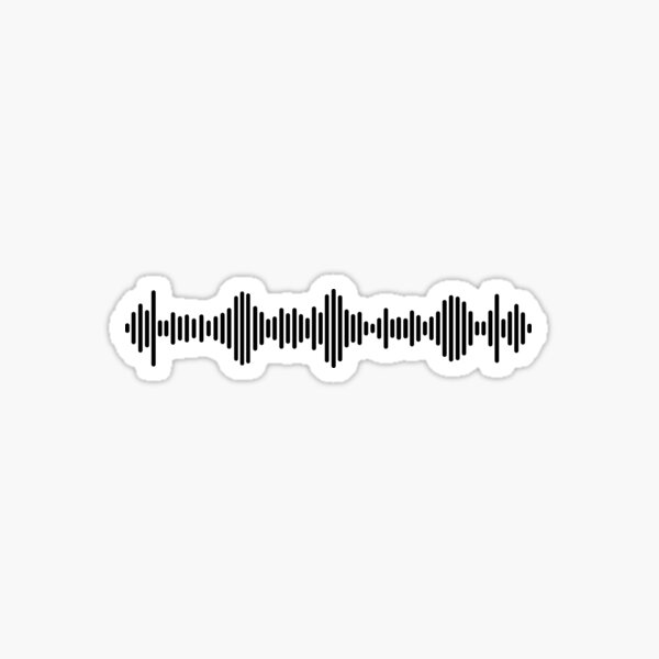 "Stereophonics Classic Sound Wave - By Asdev" Sticker for Sale by asdev ...