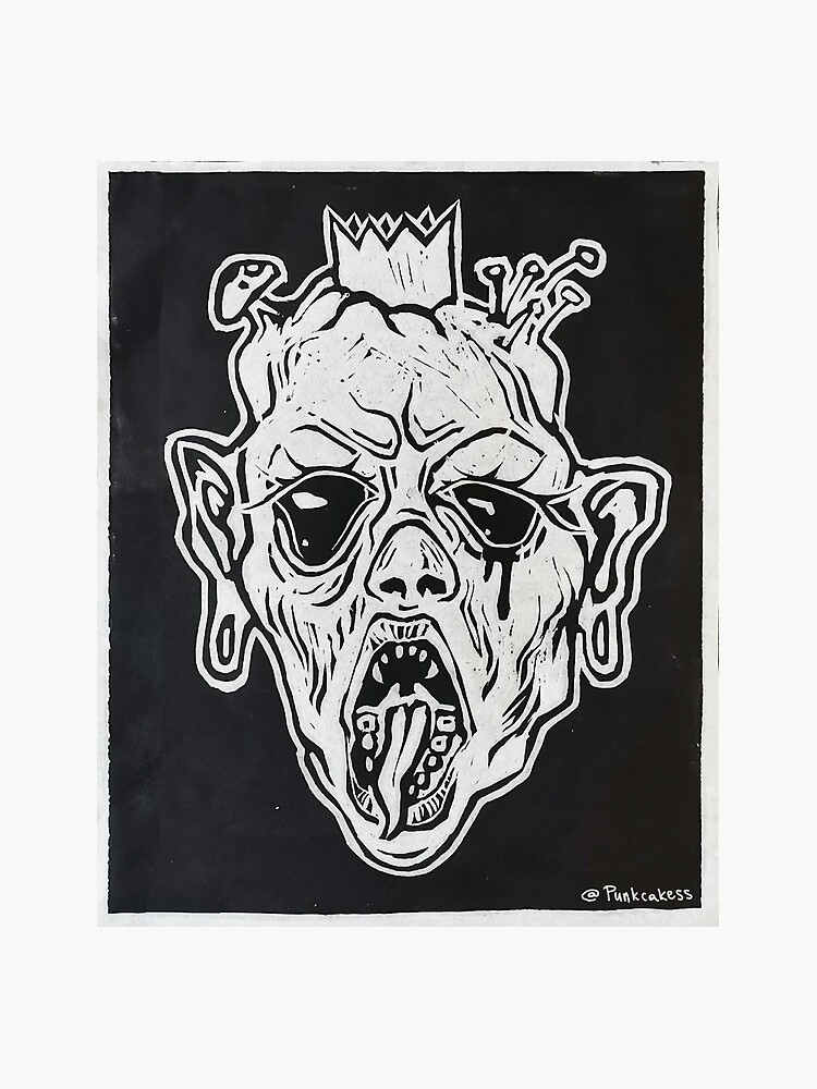 "Mushroom King Demon trog" Sticker for Sale by Punkcakess | Redbubble
