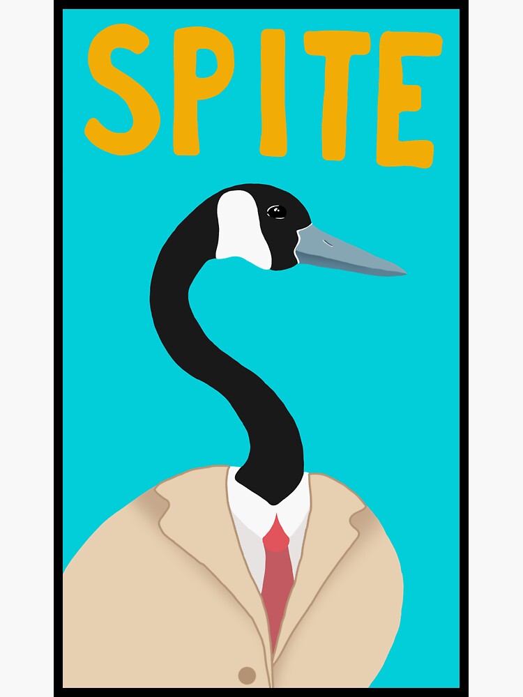 "Spite" Sticker for Sale by FinntasticWorld | Redbubble