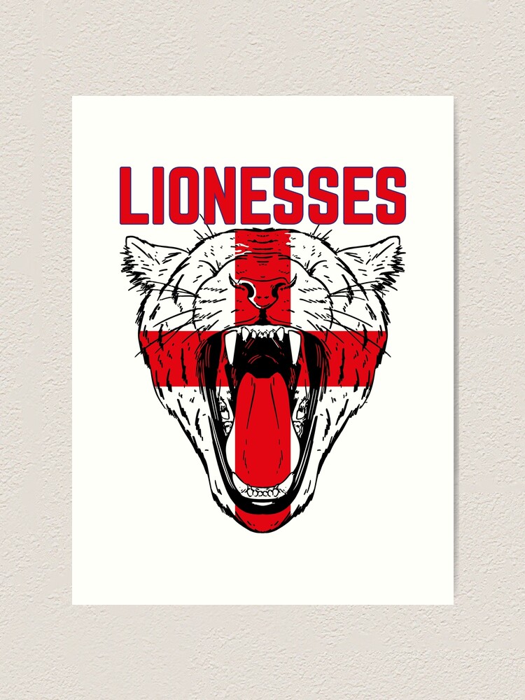 "England's Lionesses Euro Football England Football Team" Art Print for ...