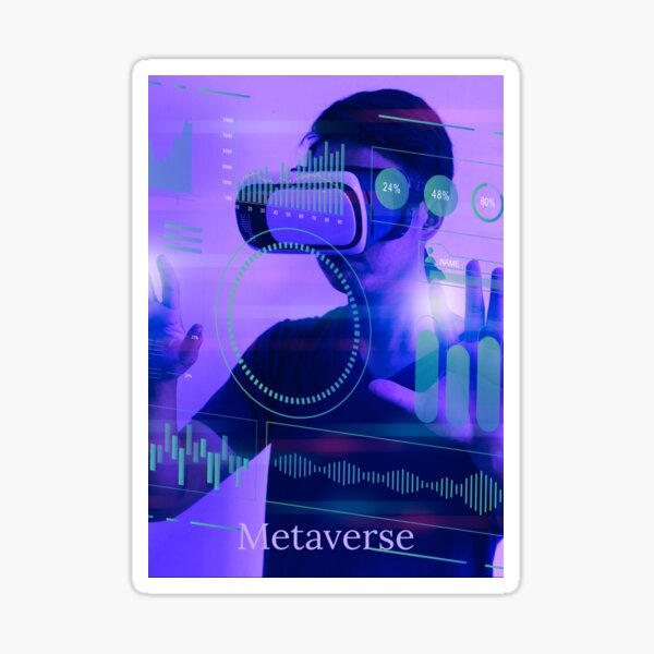"Metaverse Life" Sticker for Sale by Zombieverse | Redbubble