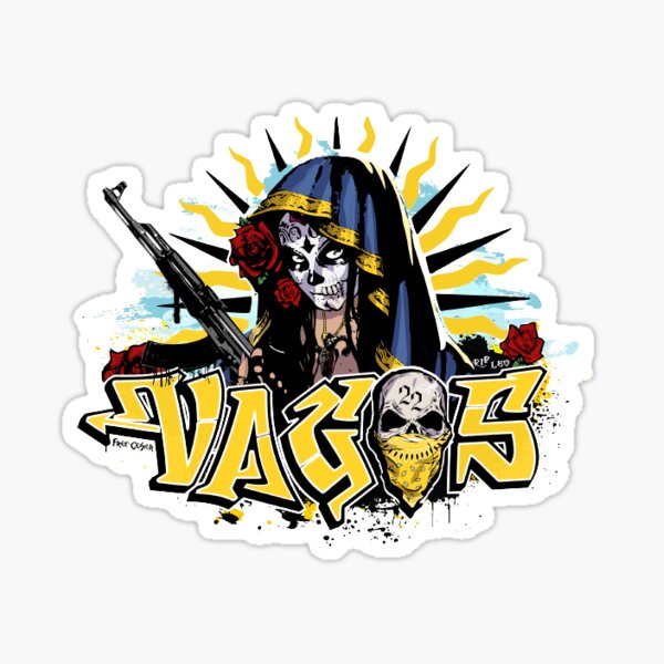 "Vagos NoPixel Sticker" Sticker for Sale by SexyStickers69 | Redbubble