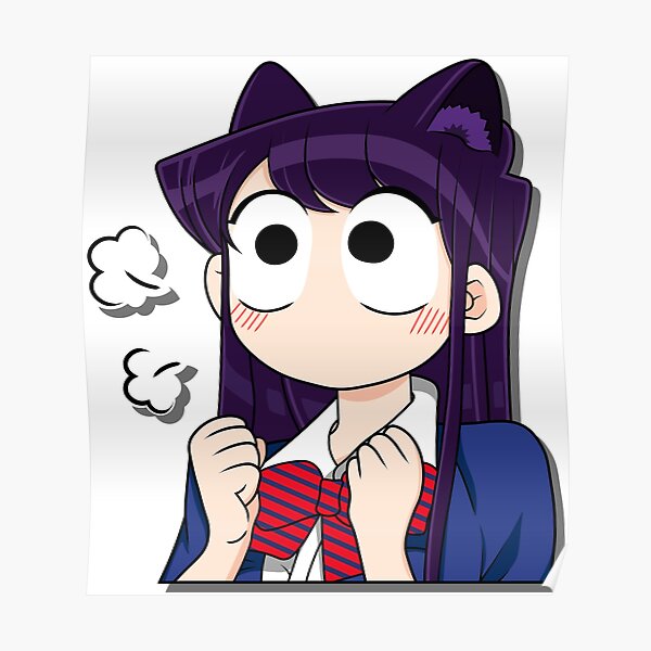 "Komi can't communicate " Poster for Sale by AKR-Hobby | Redbubble