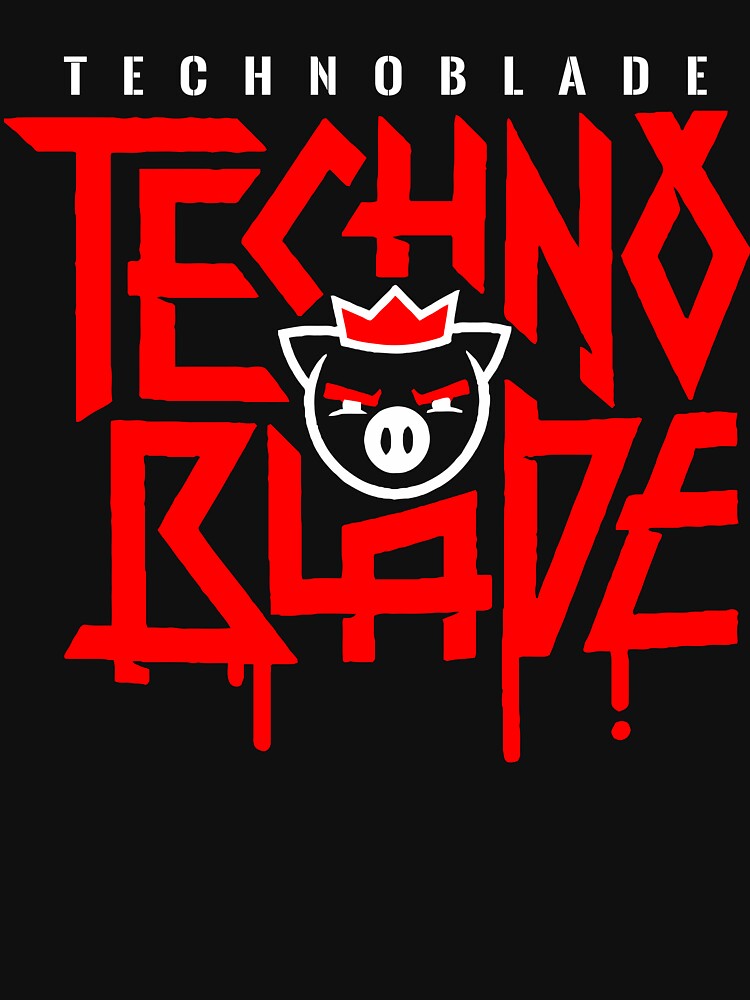 "technoblade logo red" Pullover Hoodie for Sale by STORE-ANIME1 | Redbubble