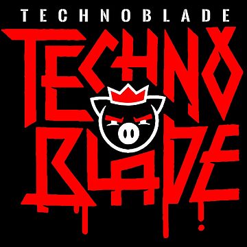 "technoblade logo red" Pullover Hoodie for Sale by STORE-ANIME1 | Redbubble