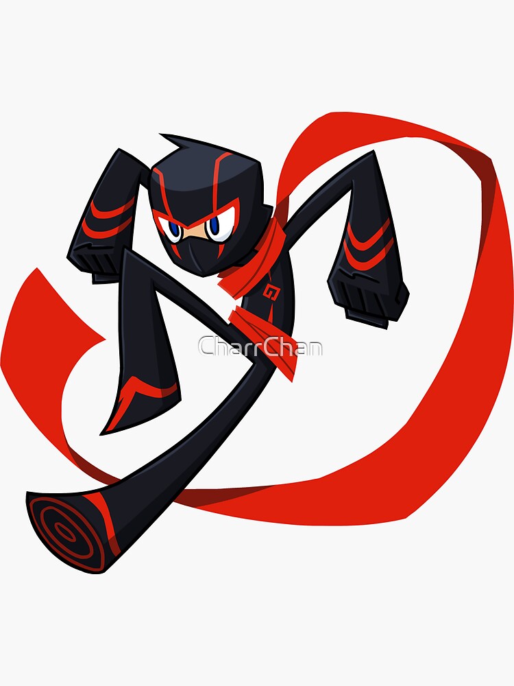 "rc9gn ninja" Sticker for Sale by CharrChan | Redbubble