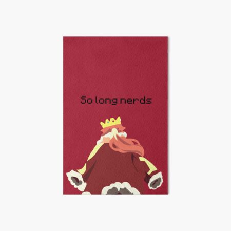 "Technoblade "so long nerds"" Art Board Print by gellysbean | Redbubble