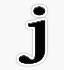 Letter J: Stickers | Redbubble