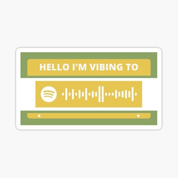 "Elton John - Goodbye Yellow Brick Road - Album Spotify Code" Sticker ...