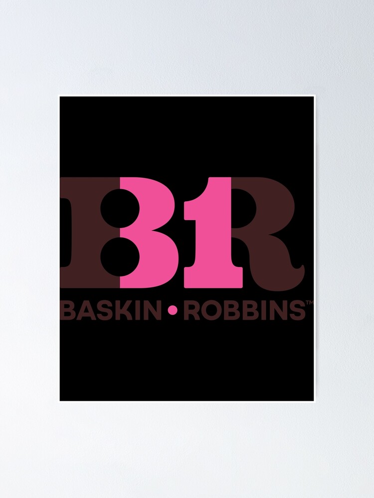 "Baskin Robbins Logo" Poster for Sale by RobertWshop | Redbubble