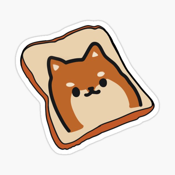 "Toasted Corgi" Sticker for Sale by shindeku | Redbubble
