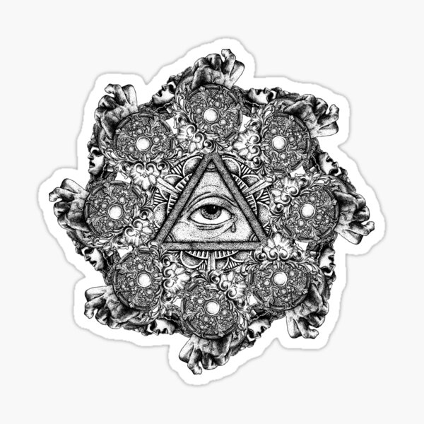 "Personal wheel of samsara" Sticker by mayberus | Redbubble