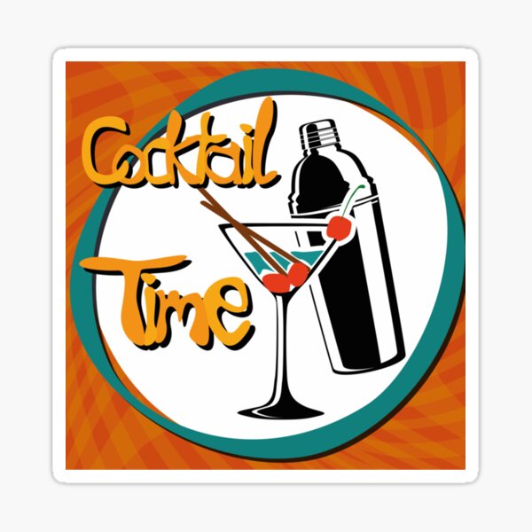 "Cocktail whiskey drinks" Sticker for Sale by jentalley | Redbubble