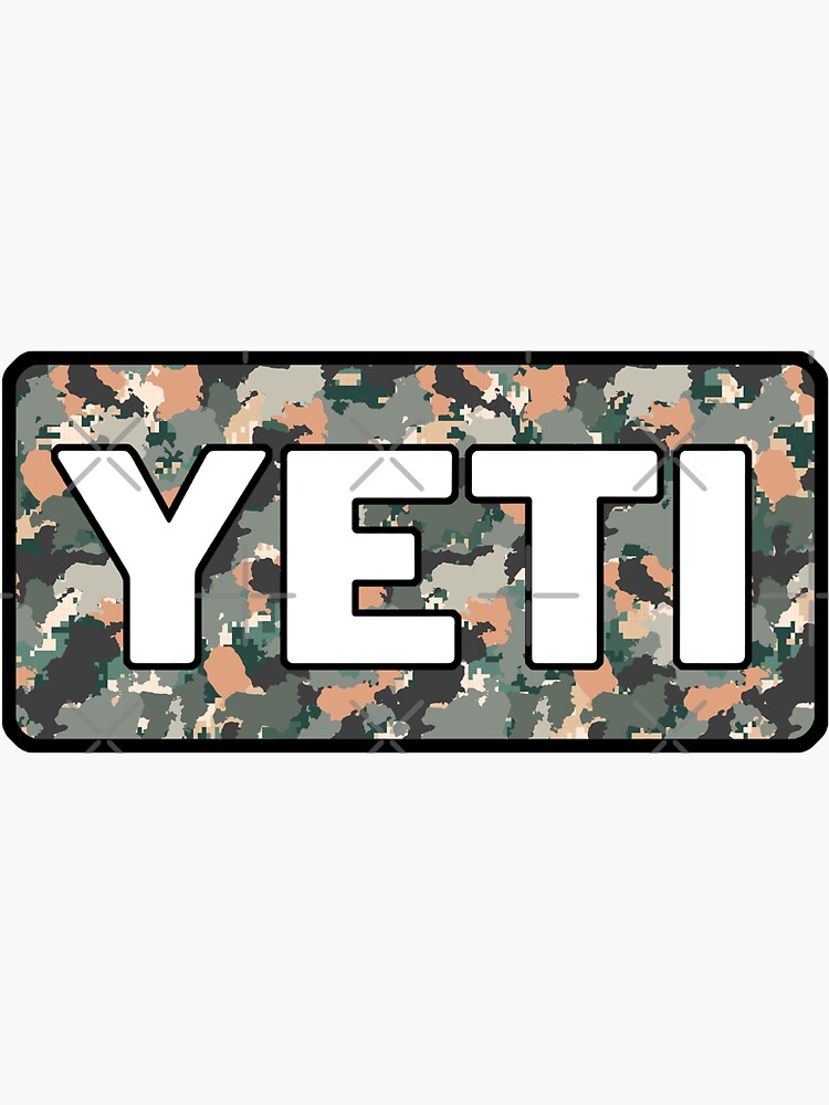 "Yeti Sticker Army" Sticker for Sale by HubCityGraphics | Redbubble